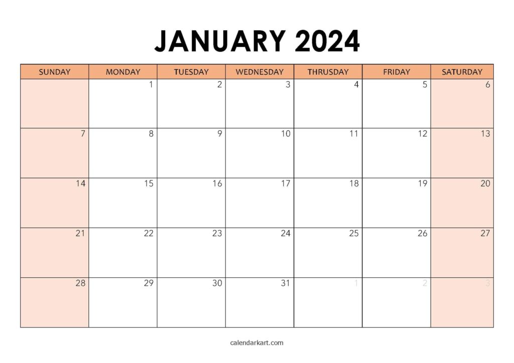 Free Printable Calendar 2024 Word | Printable Calendar