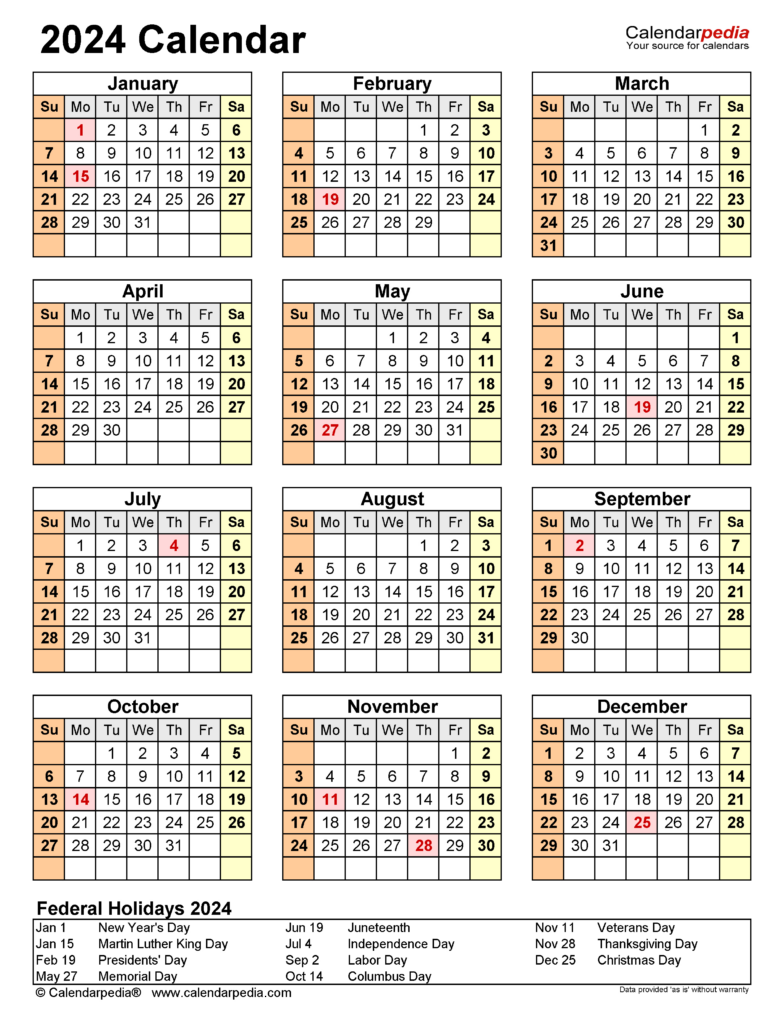 Free Printable Calendar 2024 Wincalendar | Printable Calendar